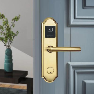 China Anti Theft 3KG Card Activated Door Locks 1.5V AA Card Access Door Lock System for sale