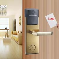 China Digital RFID Key Card Hotel Smart Door Locks With Standard Mortise for sale