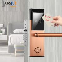 China Batteries Operation Key Card Smart Door Locks Intelligent Keyless Lock for Hotel Guesthouse for sale