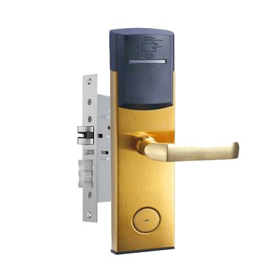 China ANSI Standard Mortise Key Card Hotel Smart Door Locks with Free PC Software for sale