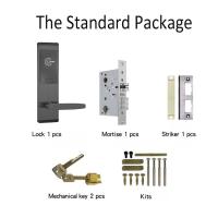 China FCC Card Access Door Lock System Hotel Stainless Steel Electronic lock for sale