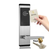 China Cerradura Key Card Door Locks Ferreteria Keyless Electronic Rfid Card Reader Door Lock for sale