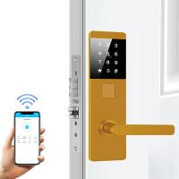 China Aluminum Alloy TTlock Password Electronic Smart Door Locks for Apartment Home Office for sale