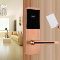 China Security Intelligent Hotel Keyless Swipe Card Door Lock For Hotel Project for sale
