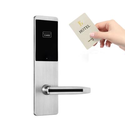 China ANSI Mortise Zinc Alloy Hotel Smart Door Lock with Swipe Card for sale