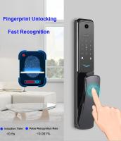 China 4 AA Fingerprint Password Door Lock for sale