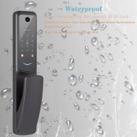 China 4 AA Fingerprint Password Door Lock for sale