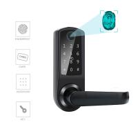 China Easloc Biometric Fingerprint Door Lock 30mm Office Aluminium Alloy for sale