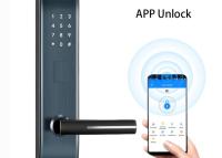 China Touch Screen FCC Intelligent Door Lock 300mm Electronic Combination Door Lock for sale