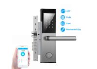 China Wifi BLE TTlock APP Apartment Smart Door Lock With ANSI Standard Mortise Keypad for sale