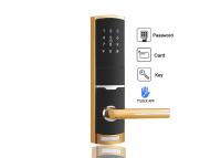 China Battery Keyless Door Lock With Wifi Keypad Door Lock Apartment Hotel Password for sale