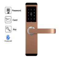 China 263×59mm Smart Password Lock SS304 Mortise DC6V AA For Apartment Hotel for sale