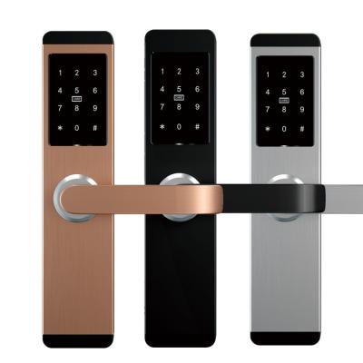 China 4AA Apartment Smart Door Lock 288×77mm FCC Rfid With Password TTLock for sale