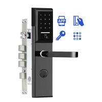 China High Security Stainless Steel TTlock App Smart Keypad Door Lock for Apartment office for sale