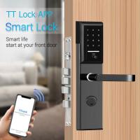 China Stainless Steel 6068 Mortise TTlock App Controlled Door Lock with Smart Keypad for sale