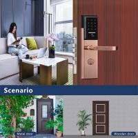China Stainless Steel 6068 Mortise TTlock App Controlled Door Lock with Smart Keypad for sale