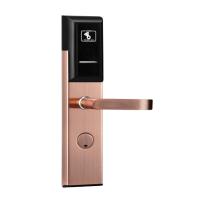 China Mechanical Key MF1 T557 RFID Smart Door Lock ID TEMIC With Management Software for sale