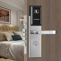 China Black Color Safety Stainless Steel Material Hotel Electronic Locks with Free Management Software for sale