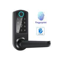China Electronic Card Password WiFi Keyless Digital Smart Fingerprint Deadbolt Door Lock for sale