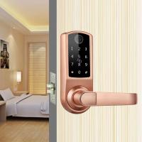 China 70x30mm Digital Security Intelligent Fingerprint Door Lock TT For Houses for sale
