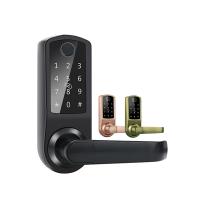 China 70x30mm Digital Security Intelligent Fingerprint Door Lock TT For Houses for sale