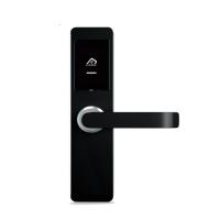 China Hotel RFID Card Door Lock Black / Silver Zinc Alloy With Free Software for sale