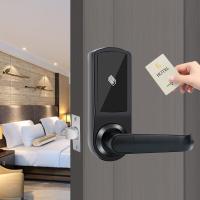 China 0.1s Key Card Door Locks ANSI Cerradura Electrica Knob With Management Software for sale