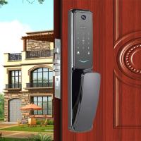 China TT App Biometric Fingerprint Door Lock AA Alkaline With SS Latches for sale