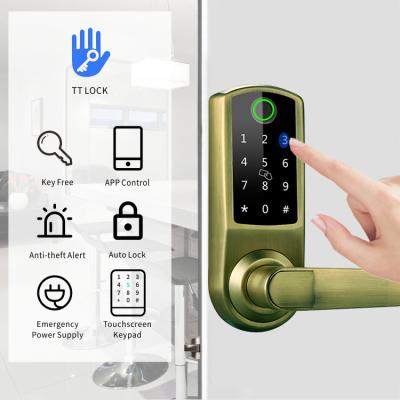 China Intelligent Biometric Smart Fingerprint Lock App Controlled DC6V for sale