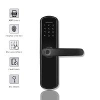 China TTlock App Controlled Smart Lock Key Pad SU304 DC6V With Handles for sale