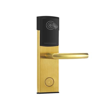 China SUS304 Electronic Hotel Keyless Locks RFID Card FCC For Woden Door for sale