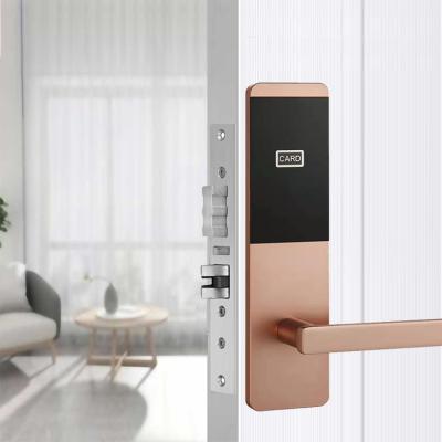 China Alloy T57 Key Card Door Locks 125kHz Fire Retardant With Card M1 Fare System for sale