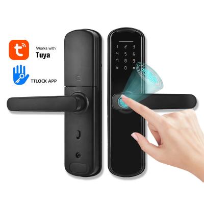 China 4AA DC6V App Controlled Door Locks FCC Fingerprint Smart Door Lock for sale