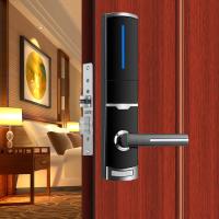 China Zinc Alloy RFID Key Card Lock Wooden Door TI Chips With Hotel Software for sale