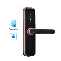 China Tuya Smart Lock Home Digital Card App Controlled Door Lock Biometric Fingerprint Door Lock for sale