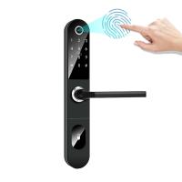 China Bedroom WIFI Electronic Smart Door Locks 25uA 150mA APP Fingerprint for sale