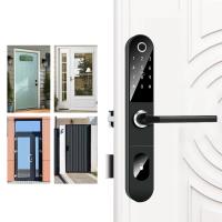China APP Control Digital TTlock Door Lock Smart Fingerprint 6V For Home for sale