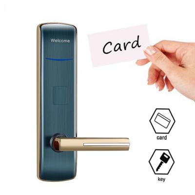 China High Security ANSI Mortise Key Card Door Locks For Hotel Airbnb Apartment for sale