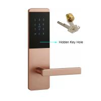 China Silver Color CE FCC mechanical door combination lock With App Control for sale