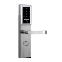 China Zinc Alloy Apartment Security Electronic Lock 35-50mm App Card Unlock for sale
