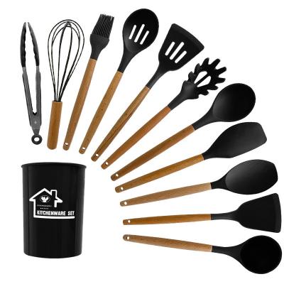 China Silicone Cooking Utensil Set Non-Stick Heat Resistant Kitchen Tools for sale