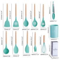 China Silicone Cooking Utensil Set Non-Stick Heat Resistant Kitchen Tools for sale
