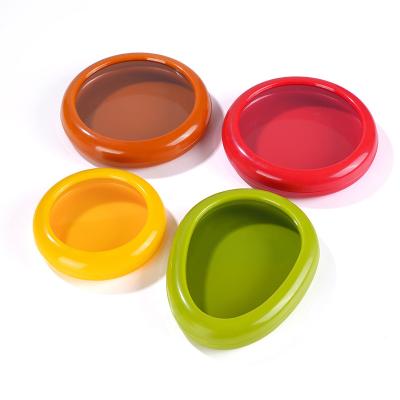 China Reusable Silicone Foogd Grade Produce Savers For Avocado Tomato Apple Garlic Onion Fresh Keeper for sale