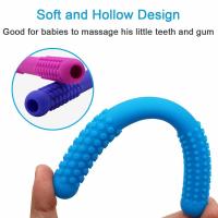 China Silicone Teethers for Babies Soft Teething Toys for Infants 6+ Months for sale