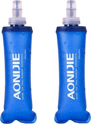 China Wholesale Soft Flask Folding Water Bottles | Food Grade Silicone Portable Flask OEM ODM Factory for Running Races Marathon Event for sale