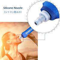 China Wholesale Soft Flask Folding Water Bottles | Food Grade Silicone Portable Flask OEM ODM Factory for Running Races Marathon Event for sale