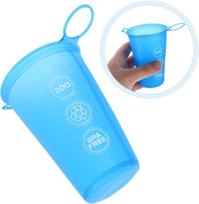 China Wholesale Foldable Running Water Cup | Food Grade Silicone Portable Sports Cup OEM ODM Factory for Running Races Marathon Event for sale