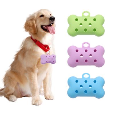 China Food Grade Silicone Pet Waste Bag Holders, Portable Leash Attach Dog Poop Bag Dispensers, Wholesale Custom Pet Accessory Factory for sale