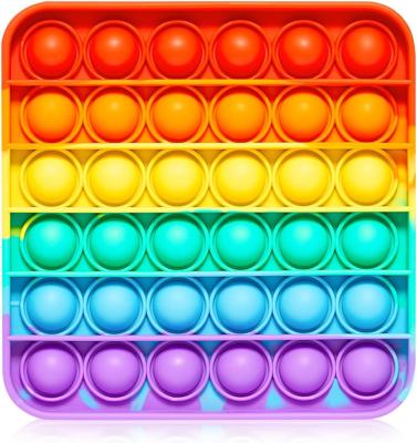 China Wholesale Push Pop Bubble Sensory Toys Bulk, Silicone Fidget Toys Stress Relief Factory Direct for sale