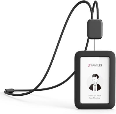 China Factory Direct Silicone Badge Holders | Wholesale Durable ID Card Badge Reel Holders for Office & School for sale